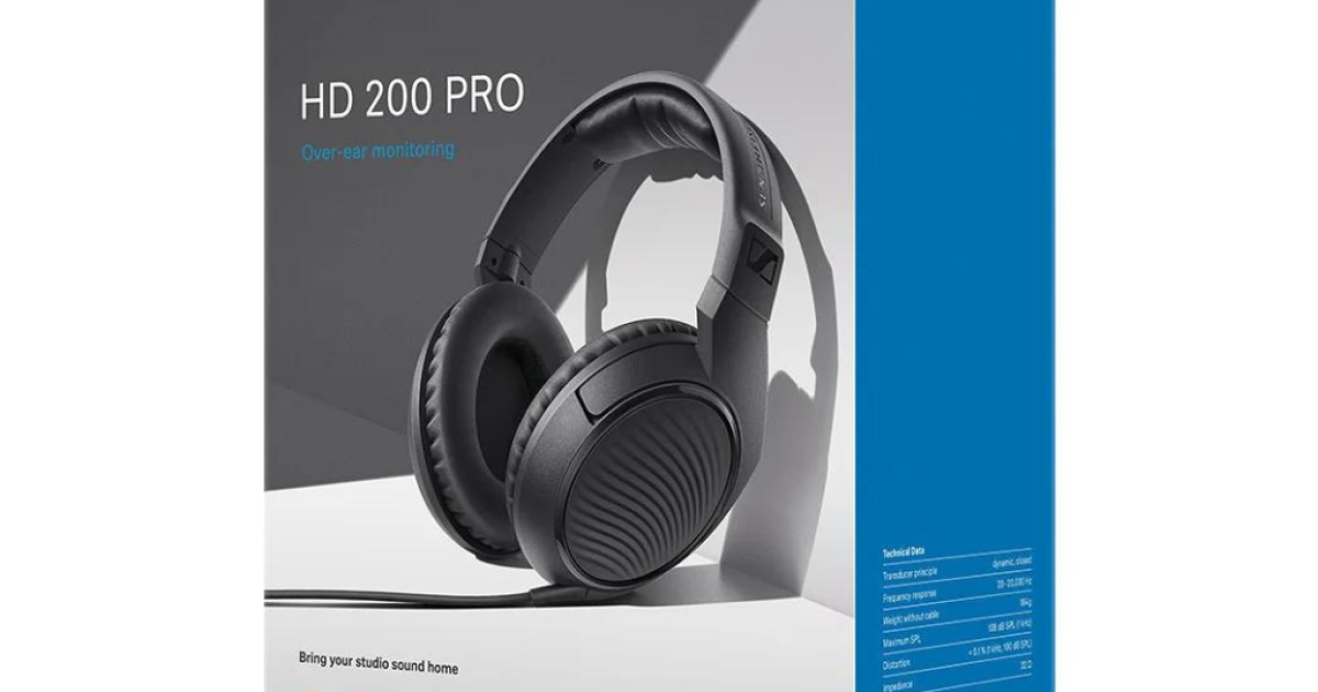 Sennheiser HD 200 PRO « Audífonos de Estudio & DJ « Audio & Grabacion « arthurmusic.cl | Catálogo