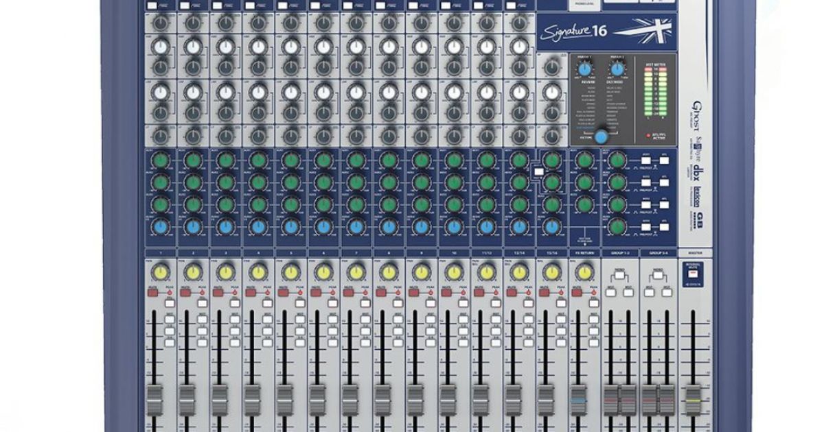 Soundcraft Signature 16 « Mixer Analogos « Audio & Grabacion ...