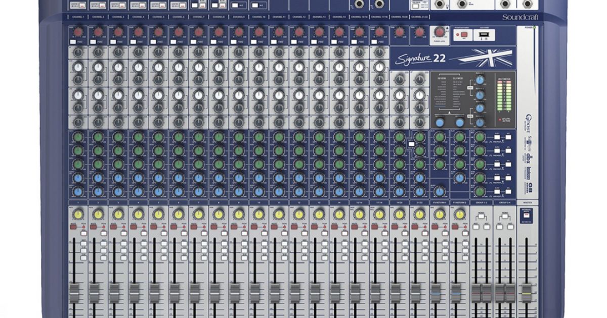 Soundcraft Signature 22 « Mixer Analogos « Audio & Grabacion ...
