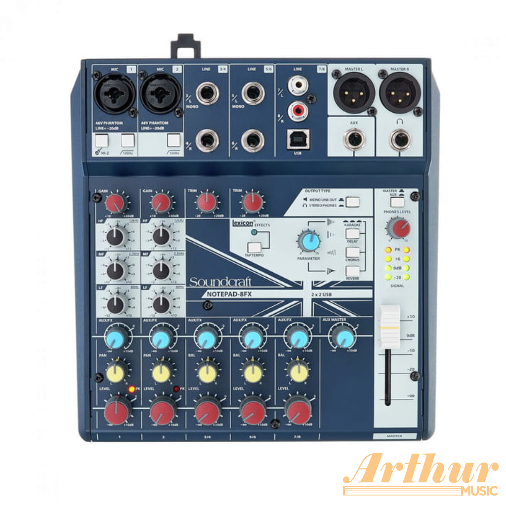 Soundcraft Notepad 8FX « Mixer Analogos « Audio & Grabacion ...